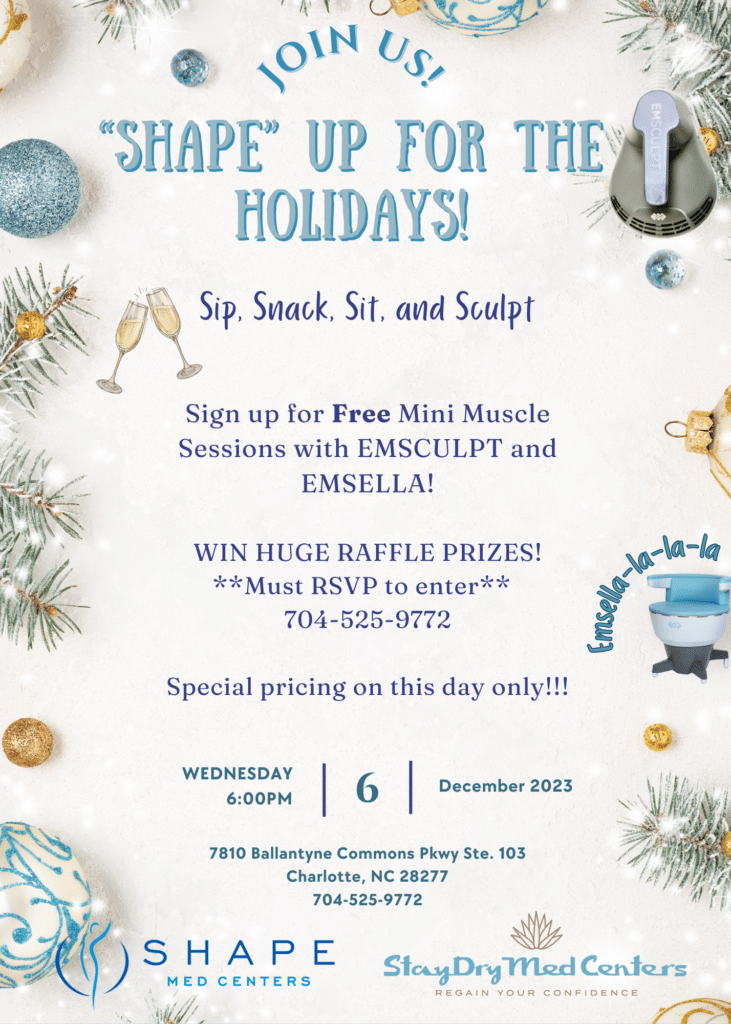 Promo - Holiday Sip-n-Sculpt Event | Shape Med Centers